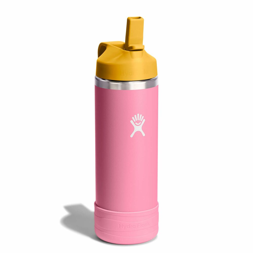 Kids Wide Mouth With Straw Cap & Boot Dahlia 18oz – Hydro Flask ...
